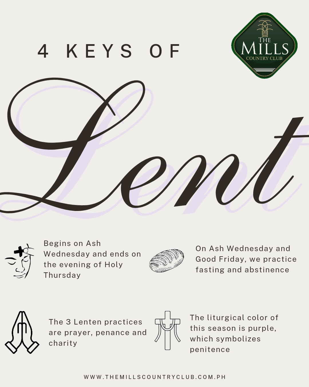 Lenten Season | The Mills Country Club